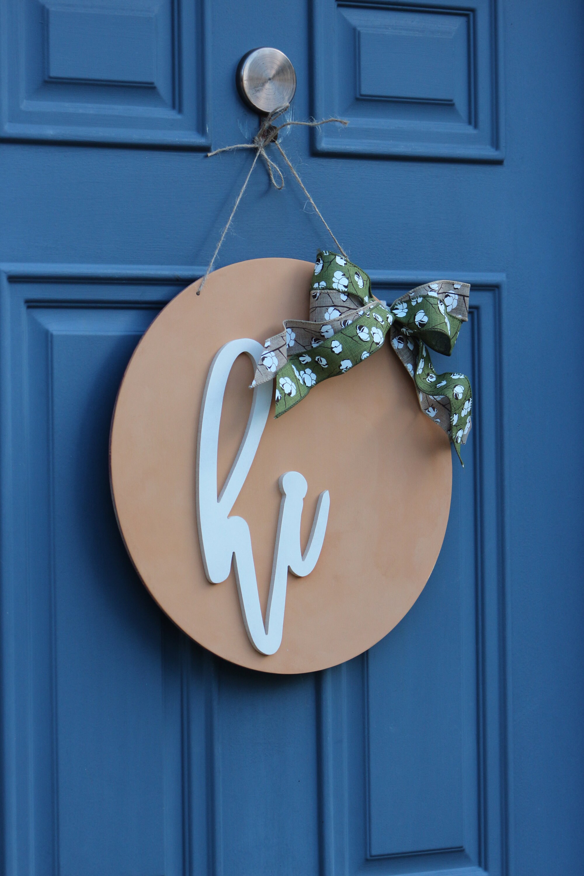 Hi Farmhouse Home Decor Fall Sign Wood Welcome Farmhouse Sign | Etsy