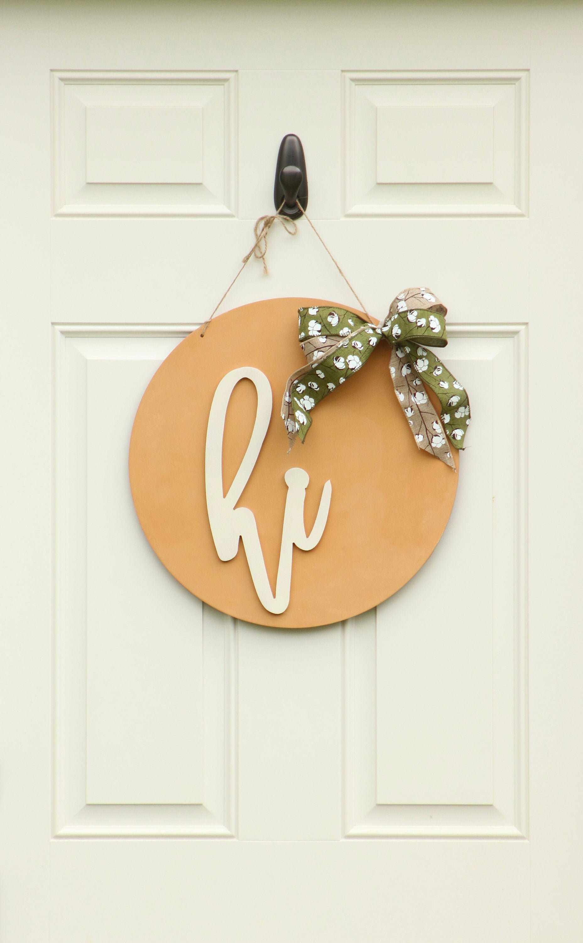 Hi Farmhouse Home Decor Fall Sign Wood Welcome Farmhouse Sign | Etsy