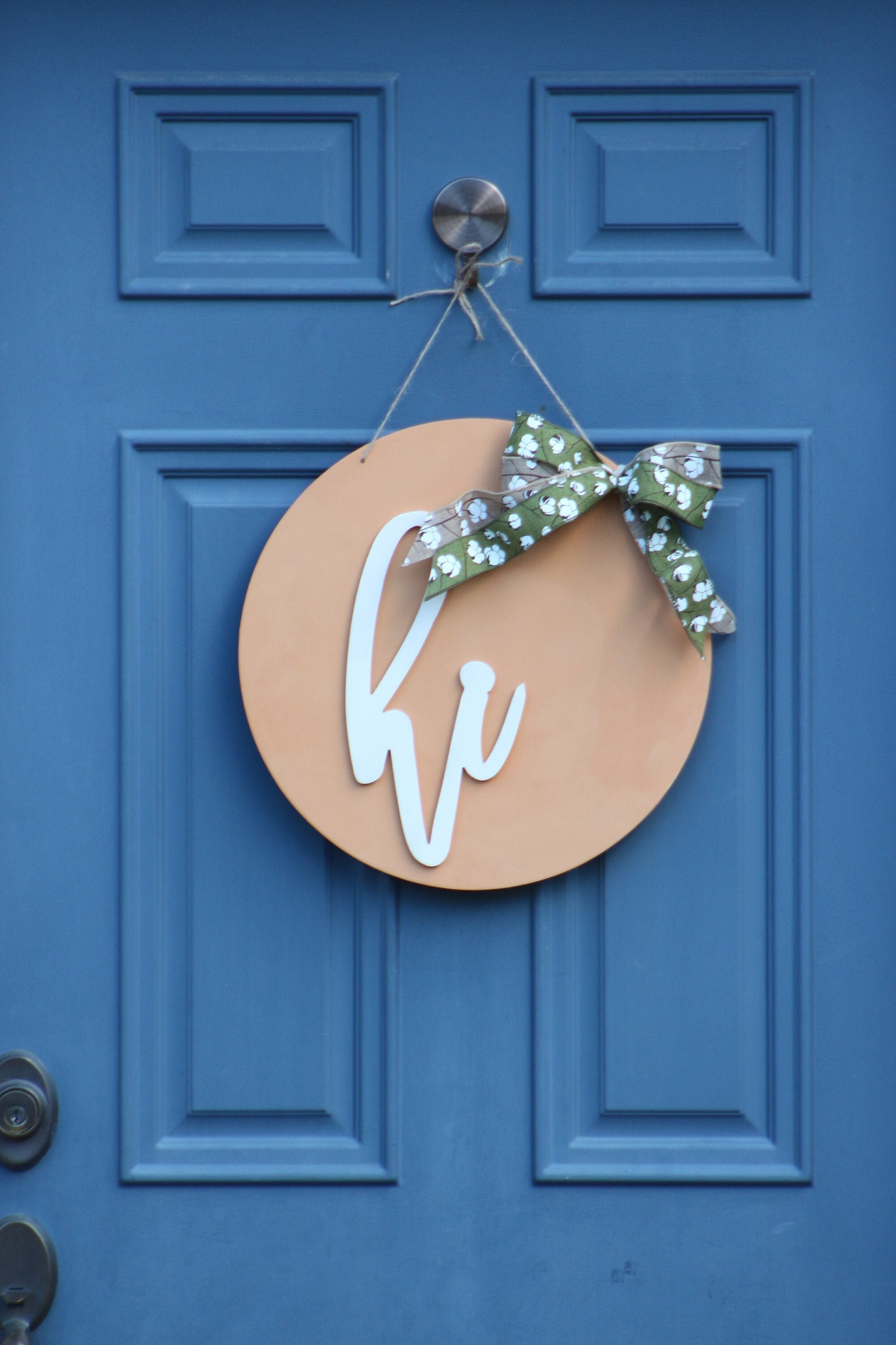 Hi Farmhouse Home Decor Fall Sign Wood Welcome Farmhouse Sign | Etsy