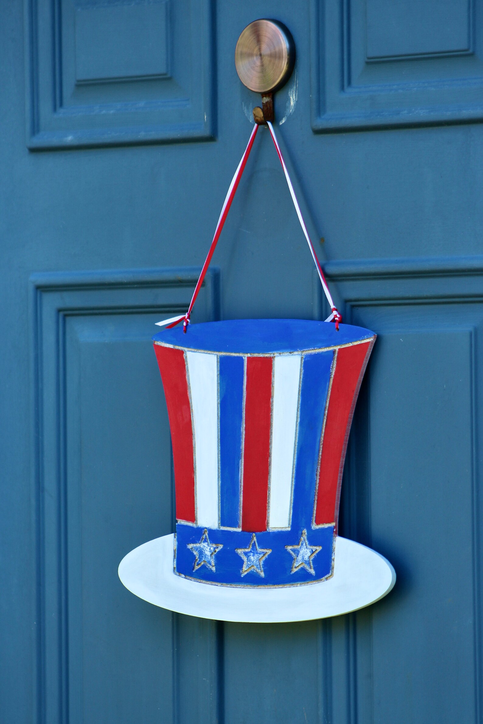 Patriotic Uncle Sam Hat americana Decoration | Etsy