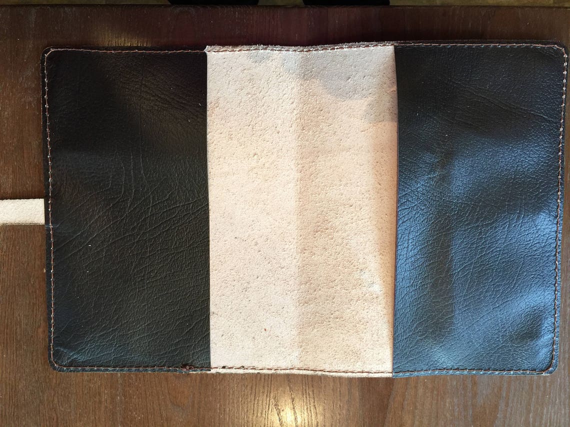 Hand Tooled Leather Bible, Scriptures Cover With Antiqued Finish - Etsy