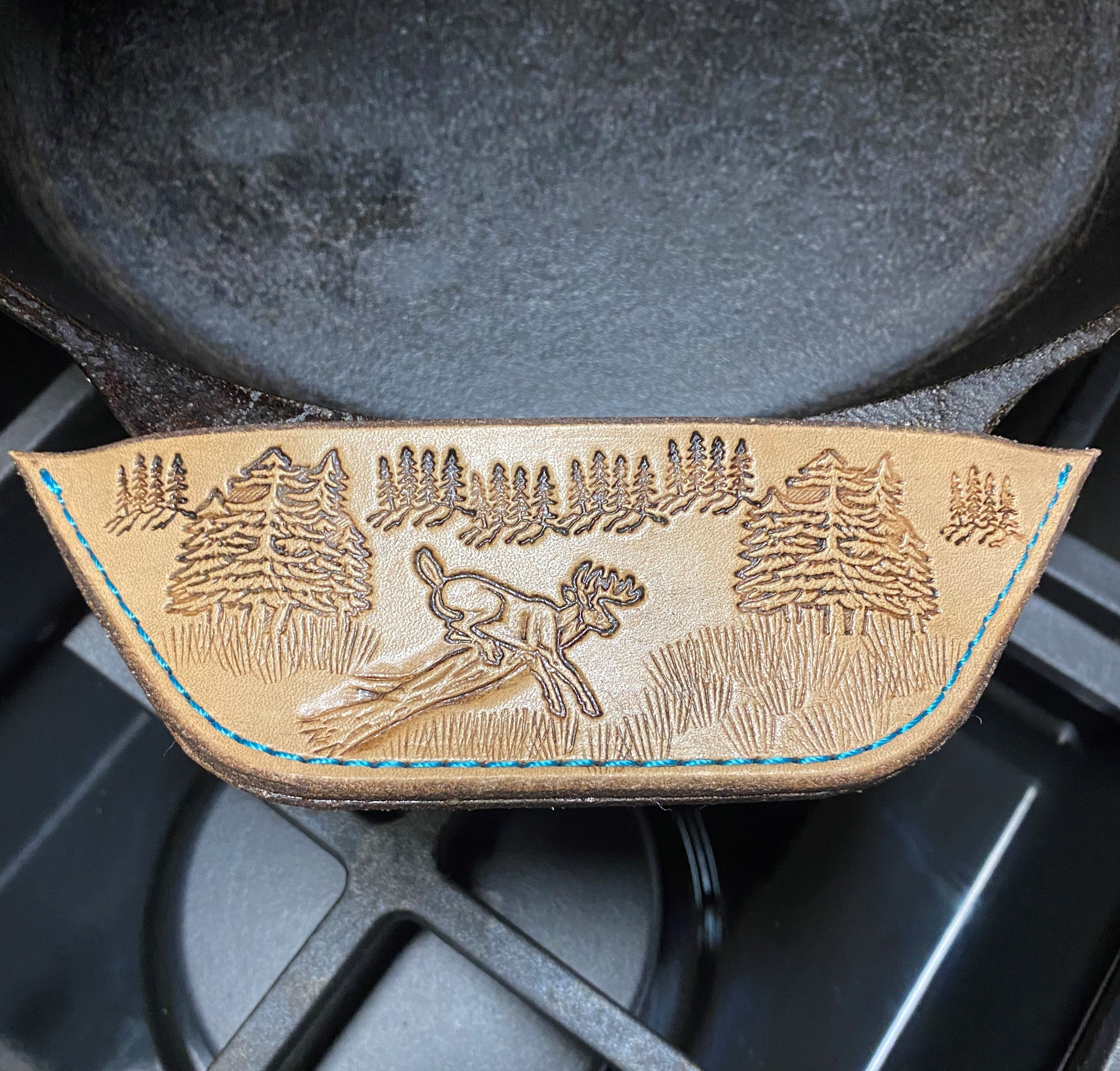 White Tail Buck Cast Iron Pot Holders - Etsy
