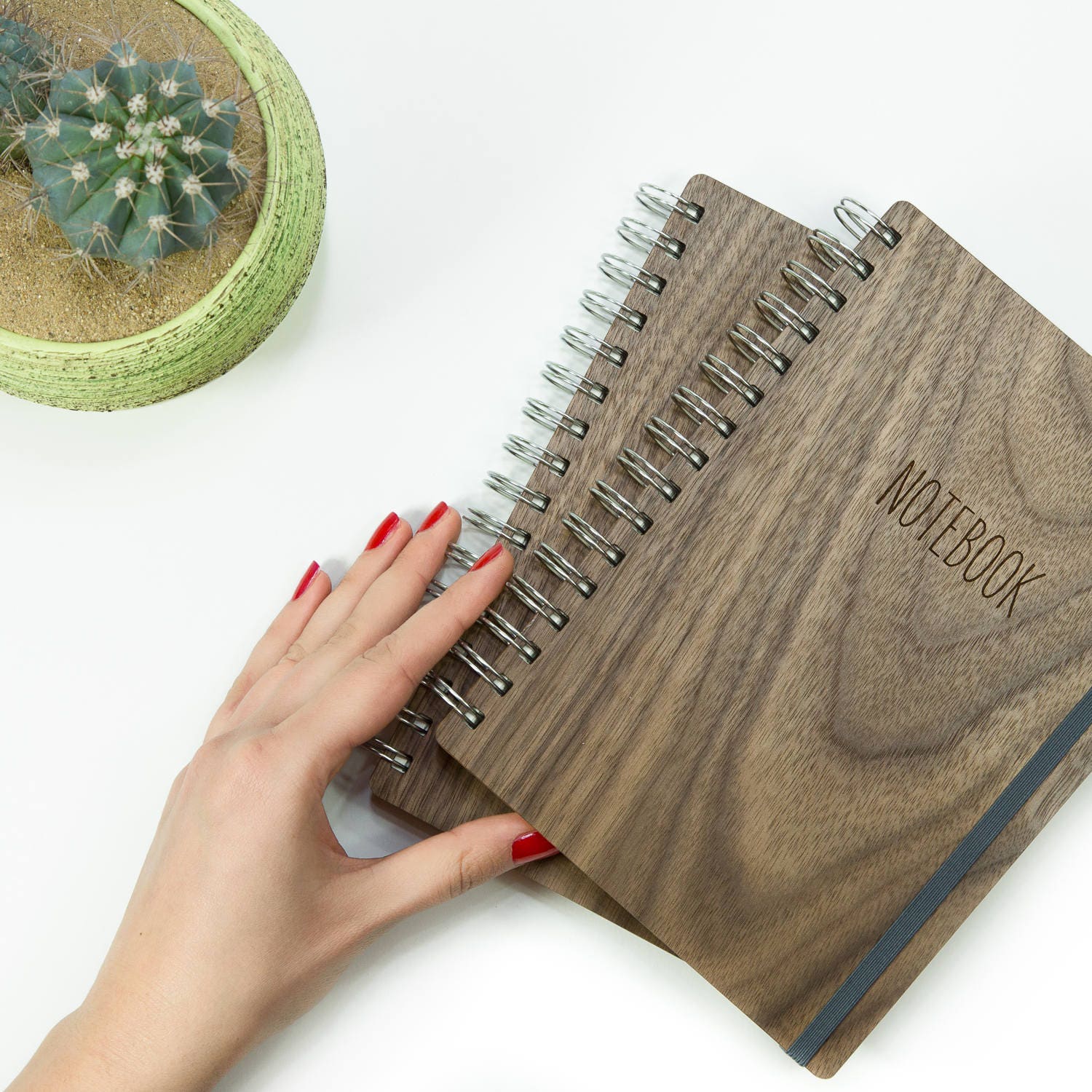 Wooden Notebook • Laser Engraved Notebook • FREE SHIPPING • Christmas ...