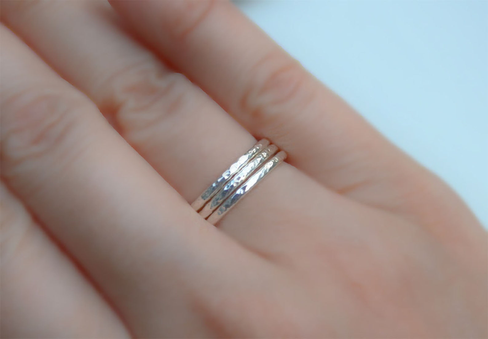 Stackable Rings Stacking Ring Thin Bands Skinny Rings - Etsy
