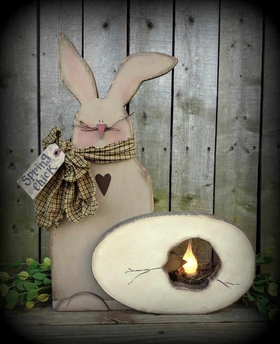 Easter Wooden Rabbit Patterns