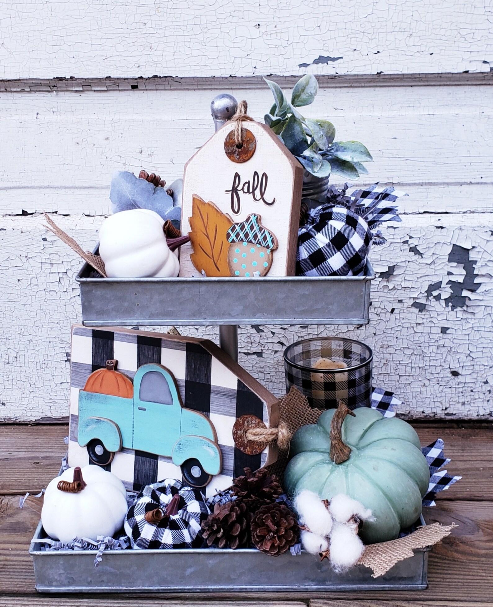 K272 Fall Wood Tag Craft Pumpkin Truck E-pattern Digital File | Etsy