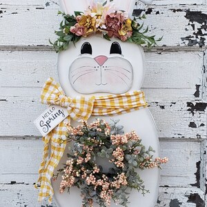 Spring Easter Porch Bunny With Glasses Wood Craft Pattern - Etsy