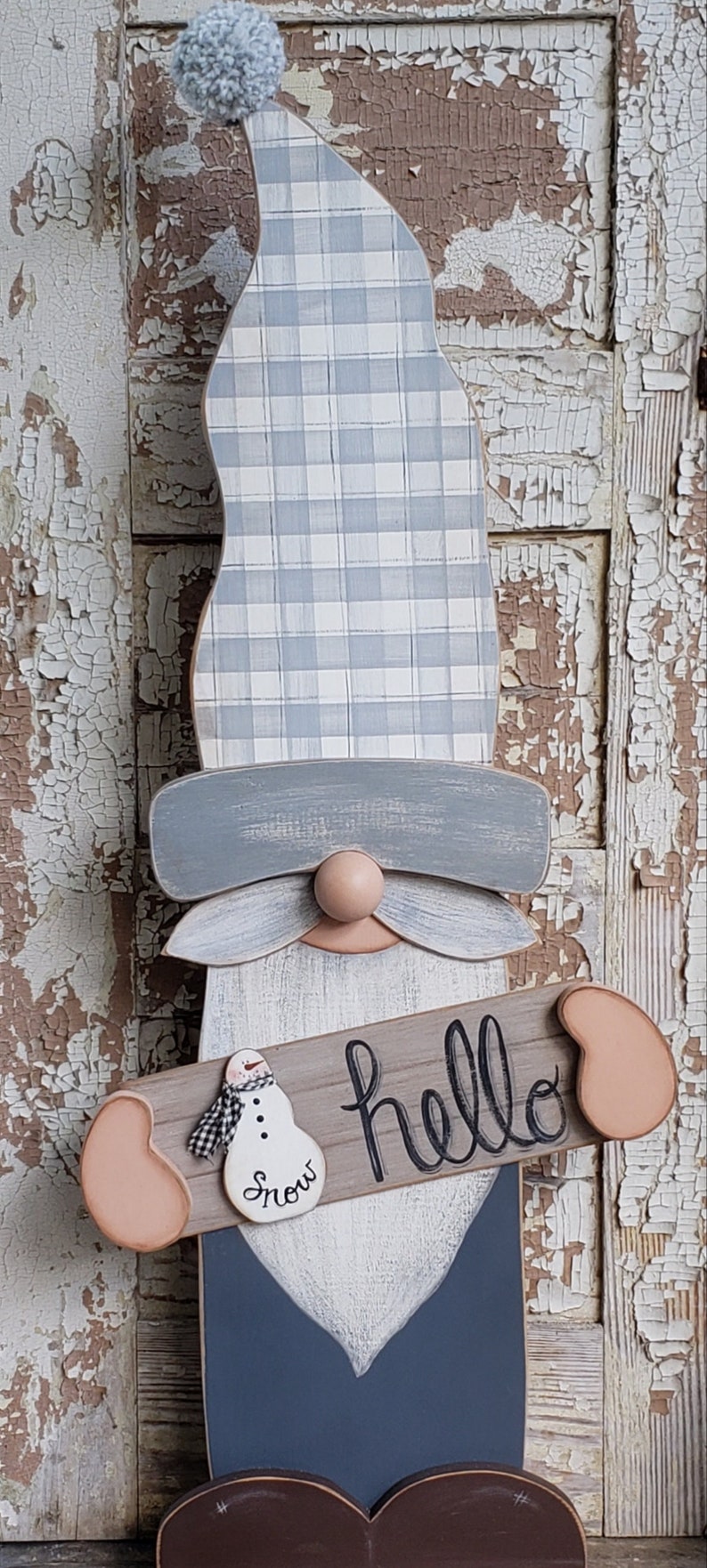 Interchangeable Seasonal Porch Gnome Wood DIY Pattern - Etsy