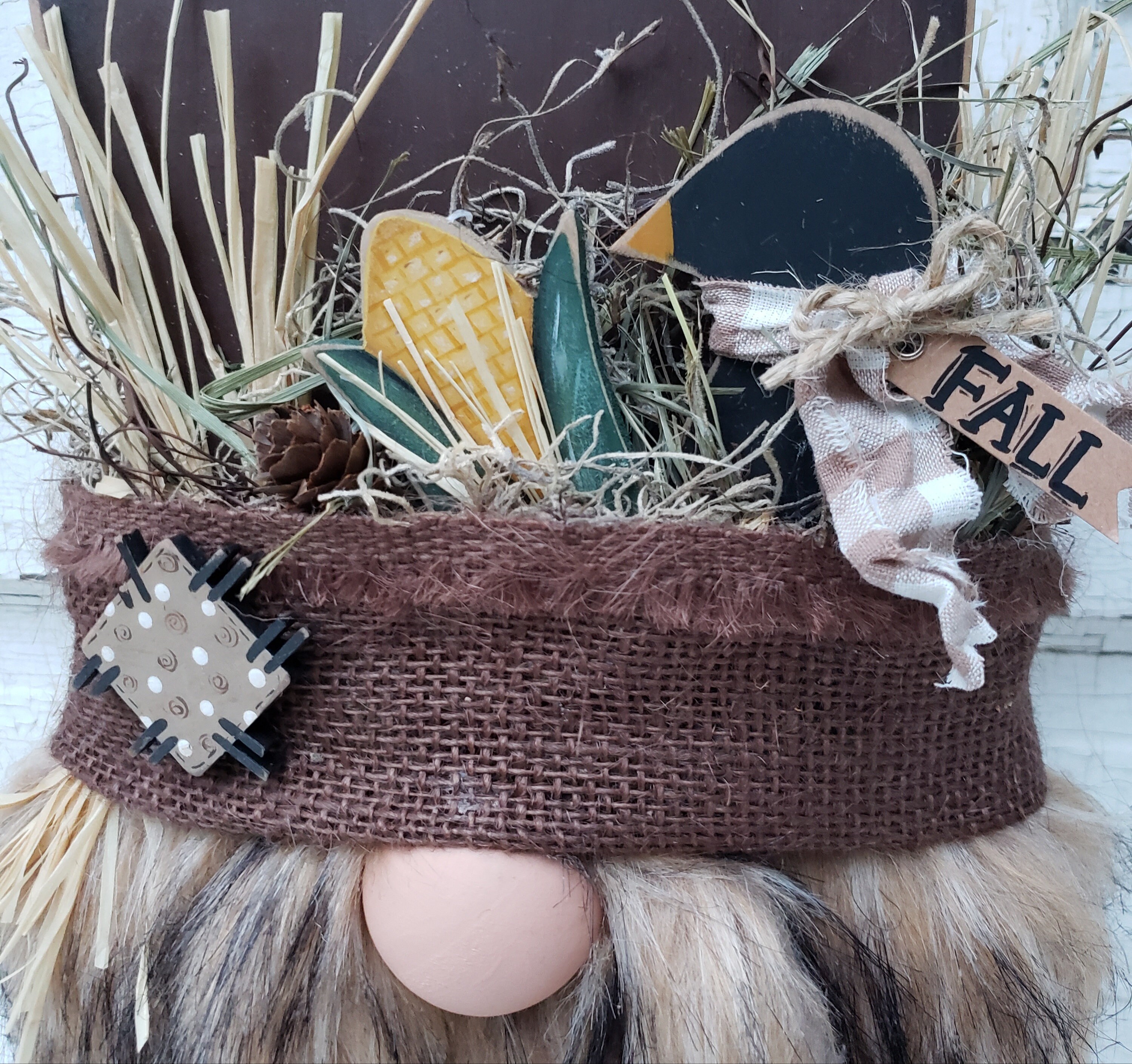 Gnome Scarecrow or Regular Scarecrow Fall DIY Wood Craft | Etsy