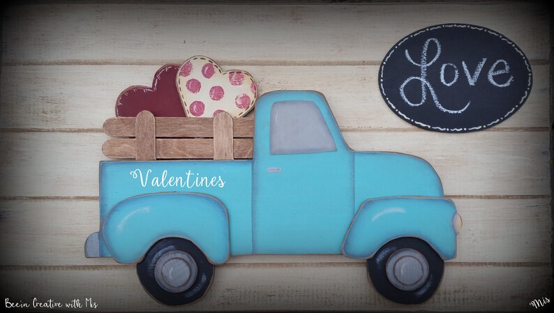 Old Truck Craft Pattern Template K255 Seasonal Vintage Truck - Etsy