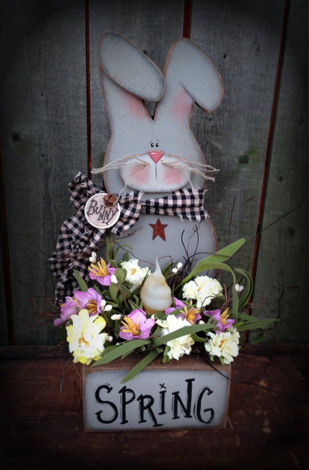 Wood Easter Pattern #K216 Baby Bunny Spring Light - Etsy