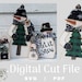 Christmas Wood Snowman Craft PATTERN Chunky Snowmen Set of 4 - Etsy Canada
