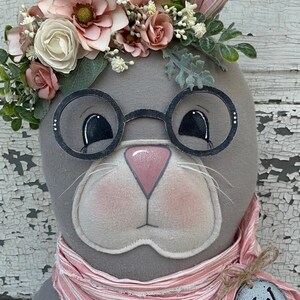 Fabric SEWING PATTERN Bunny With Glasses Easter Spring - Etsy