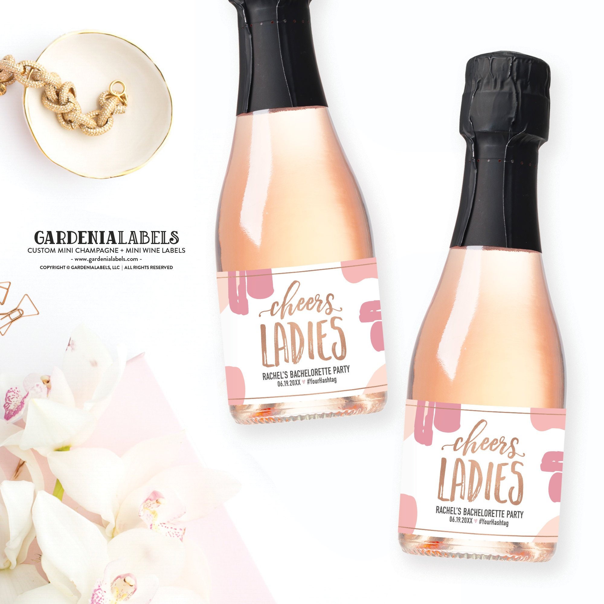 Bachelorette Mini Champagne Label Future Mrs Bachelorette | Etsy