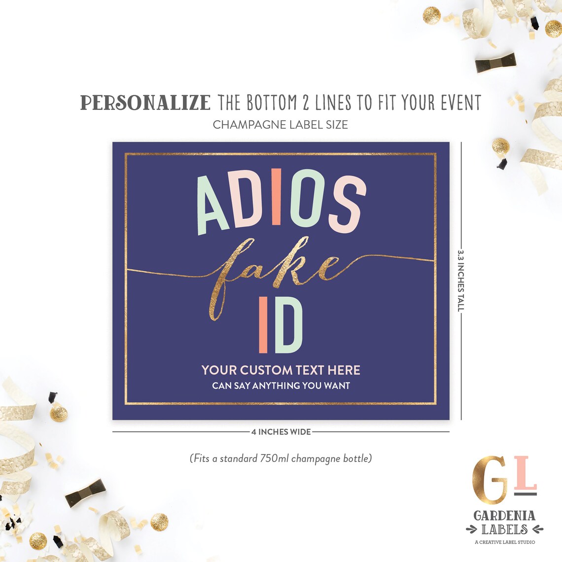 21st Birthday Wine Label Twenty One and Legal Birthday Girl | Etsy