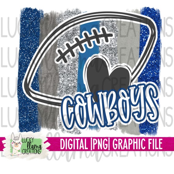 Grey And Blue Football Logos