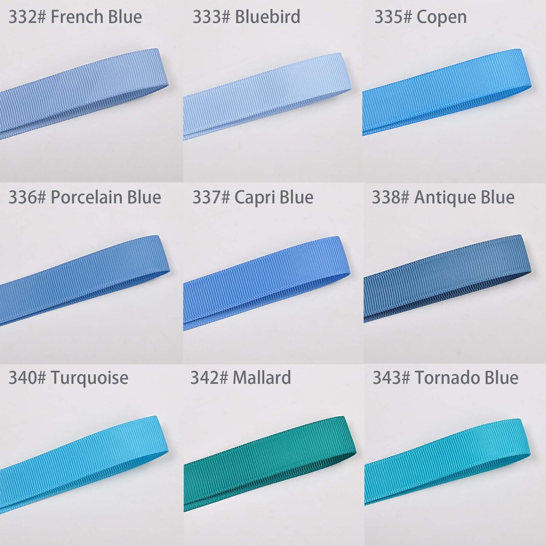 Beach Party Blue Ribbon -grosgrain Perfect for Floral Bouquet Wreaths ...