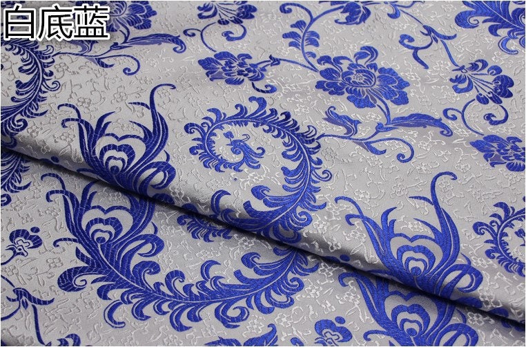 Chinesische Brokat Stoff Brokat mit Pfingstrose Jacquard - Etsy.de