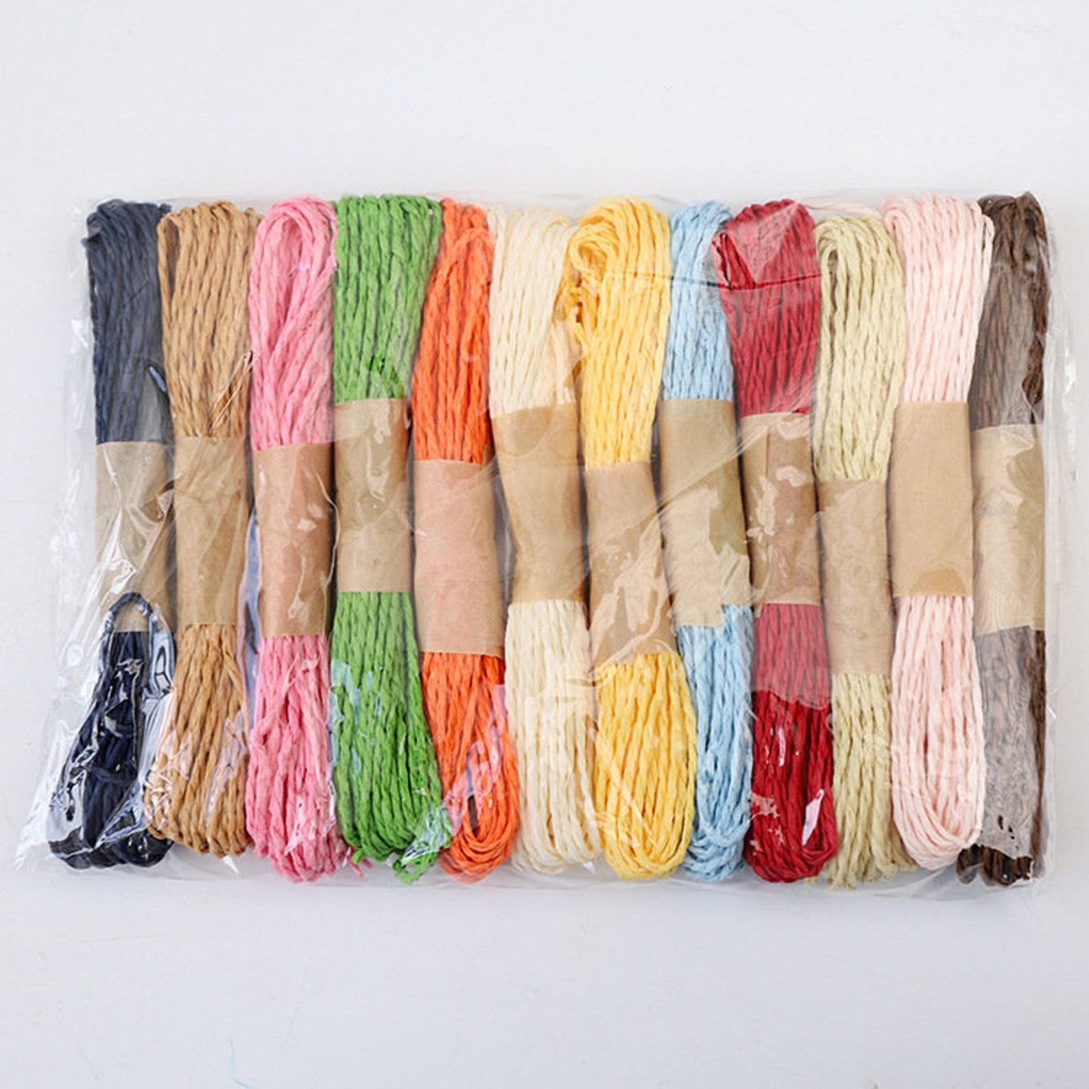 Multi-color Paper Ribbon Wedding Birthday Party Favors Wreath Decor ...