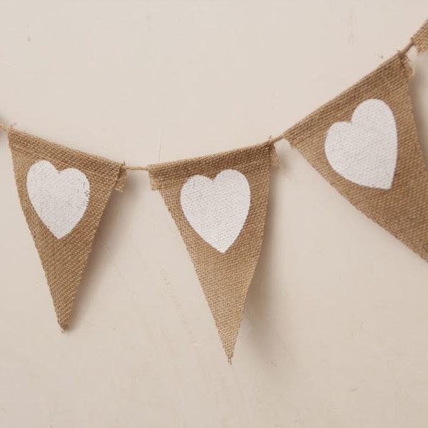 Burlap Bunting - Etsy UK