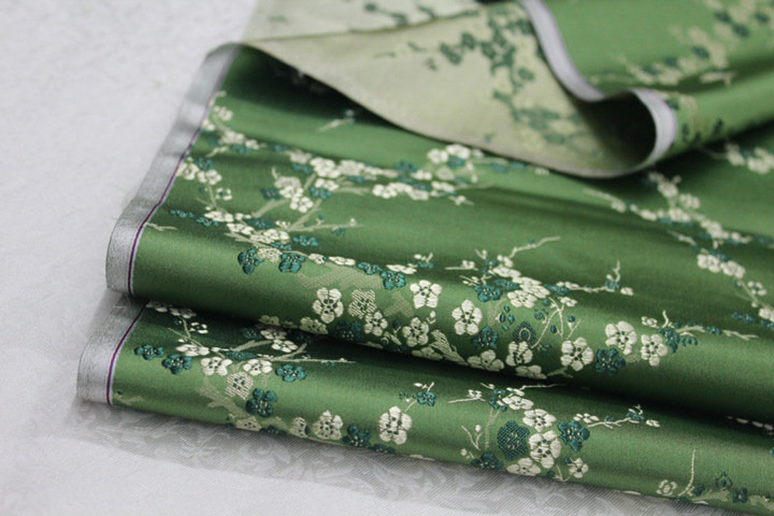 Chinesische Brokat Stoff, Brokat mit Pfingstrose, Jacquard Stoff ...
