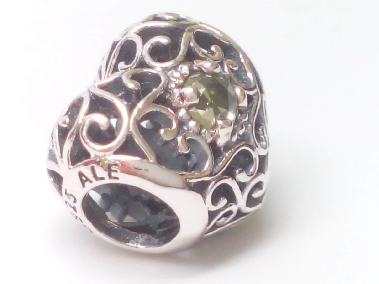 New Authentic Pandora Sterling Silver Signature Heart - Etsy