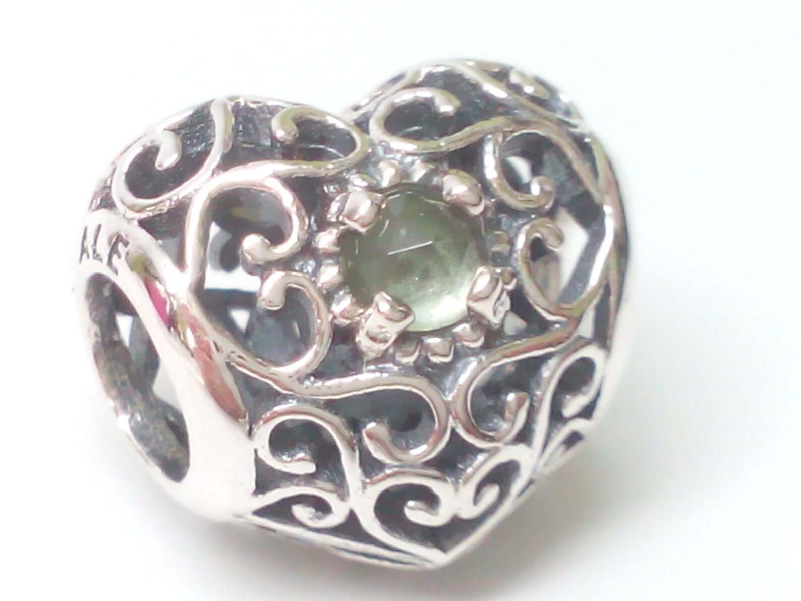 New Authentic Pandora Sterling Silver Signature Heart - Etsy