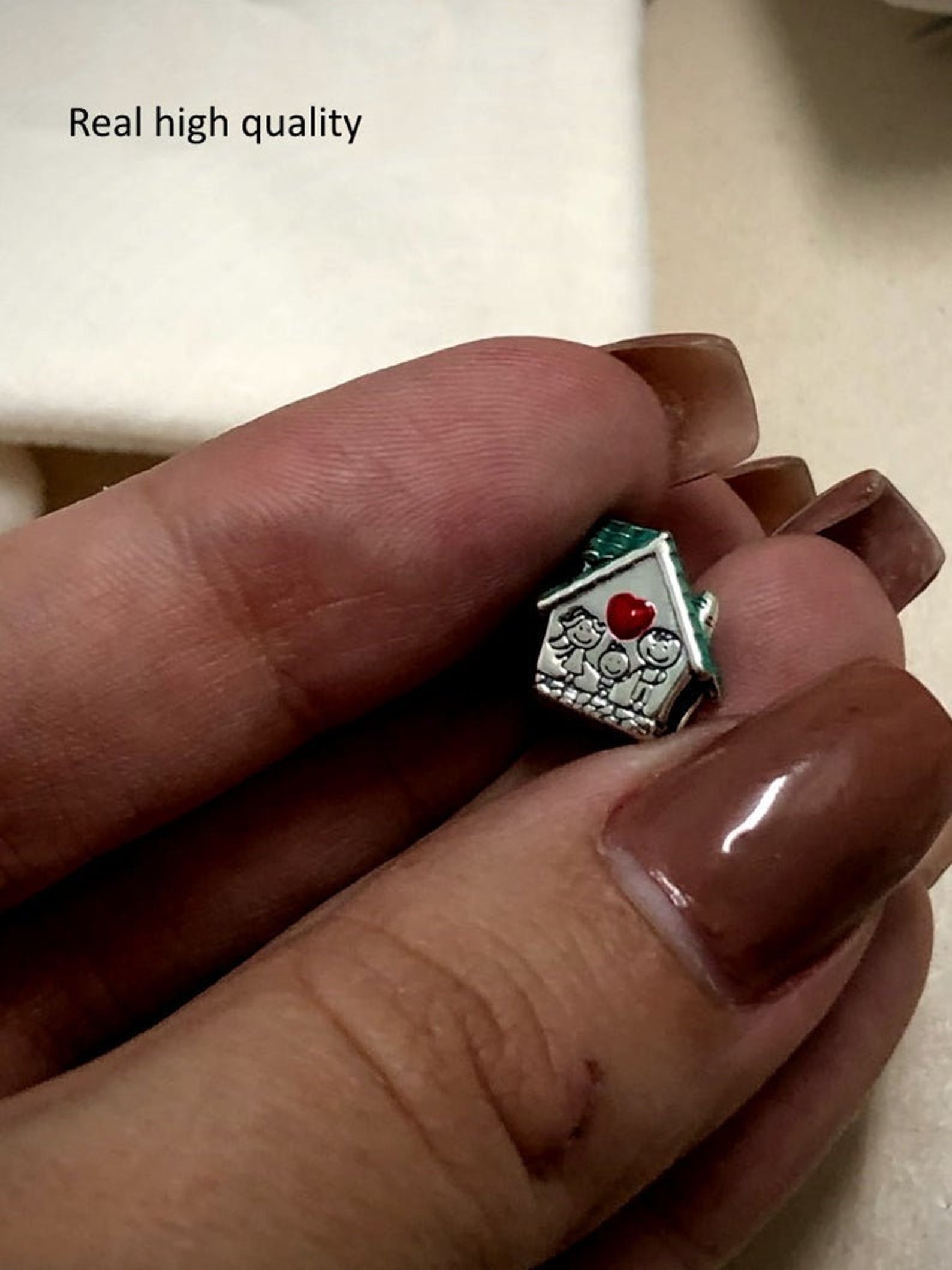 925 Sterling Silver Home Sweet Home Charm - Etsy