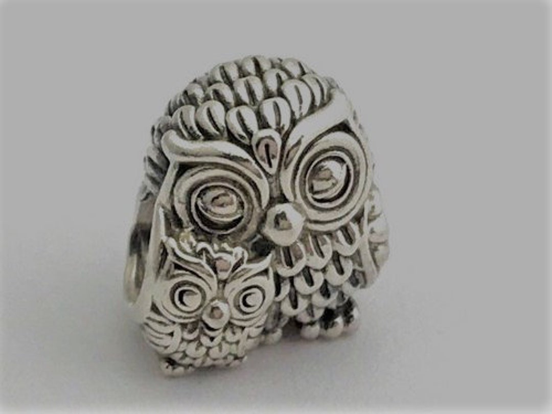 Authentic Pandora Owls Charm 791966 - Etsy
