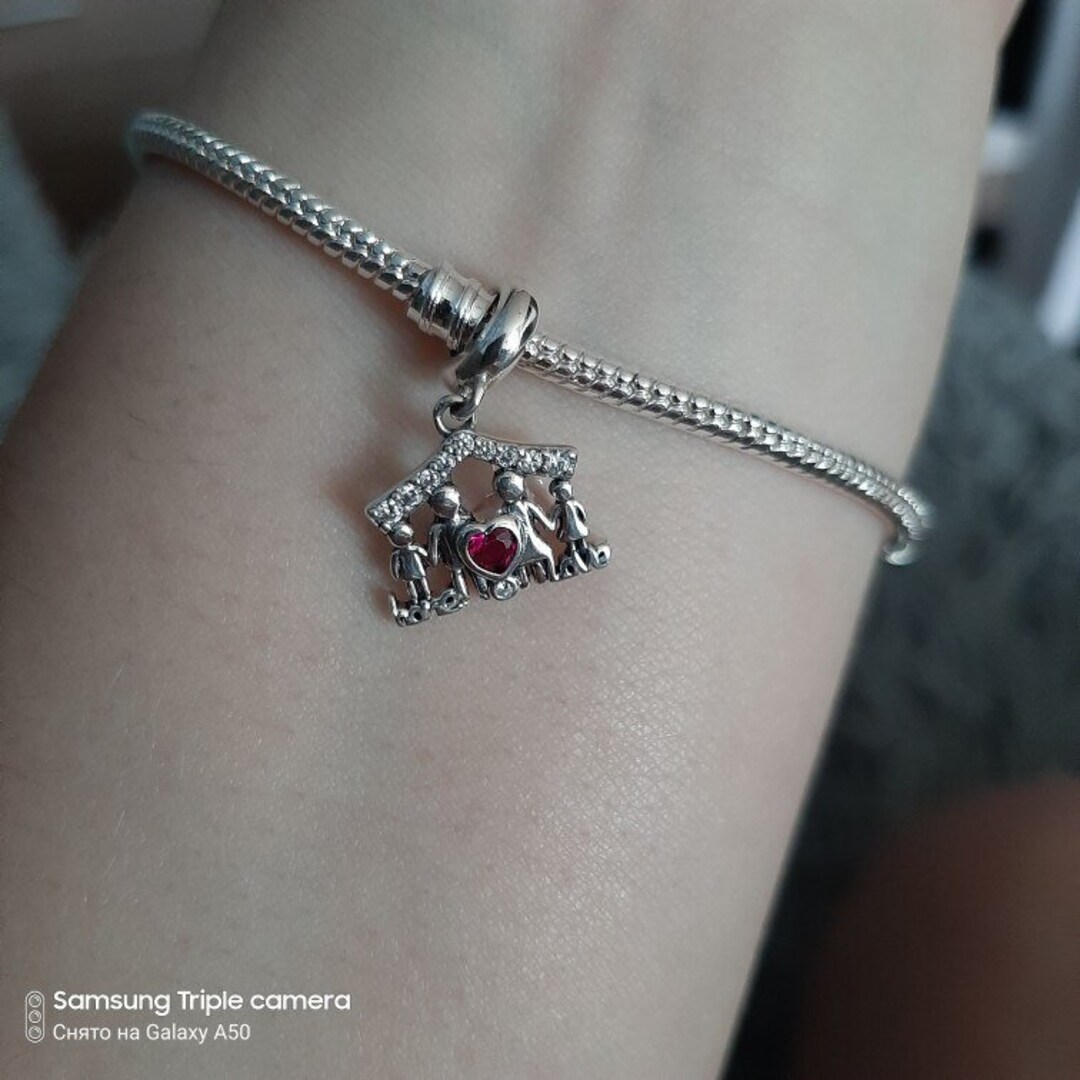 Sterling Silver Family Forever Charm - Etsy