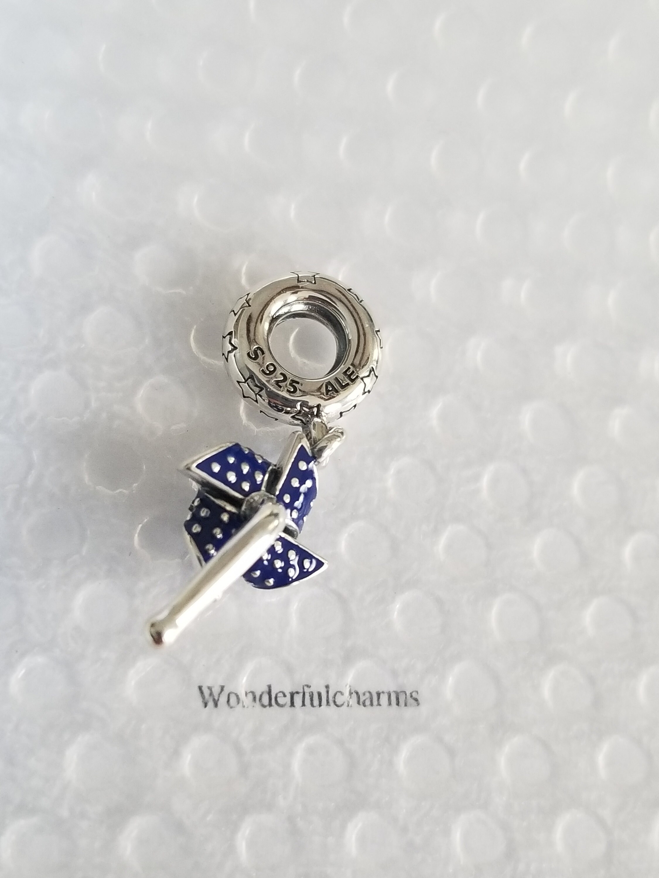 New Authentic Pandora American Pinwheel Charm 798929C01 - Etsy