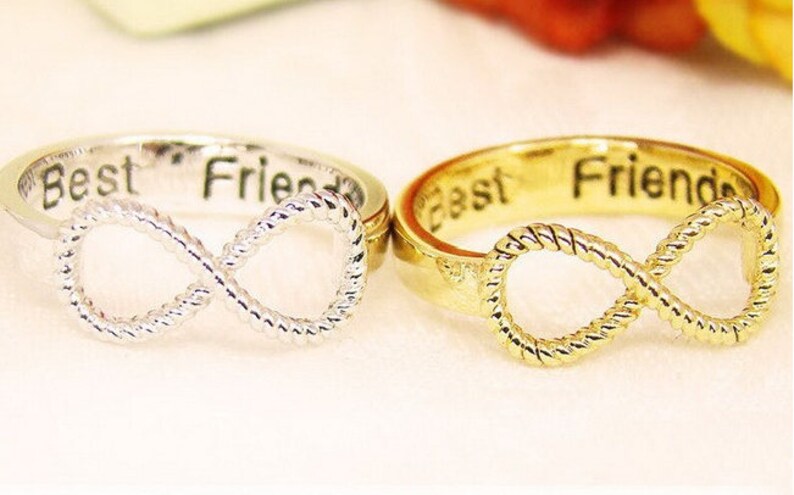 Infinity Best Friends Ring | Etsy