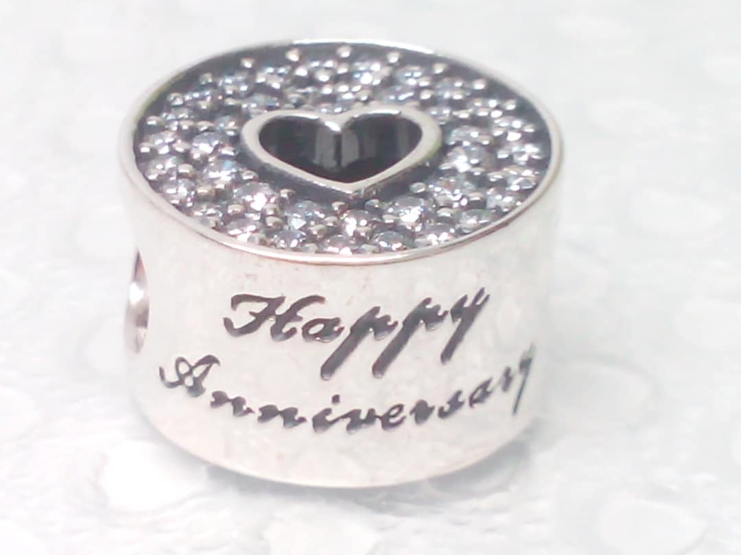 New Authentic Pandora Anniversary Celebration Charm 791977CZ - Etsy