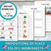 Prepositions of Time Printable Flashcards for Kids, ESL Grammar Quiz ...