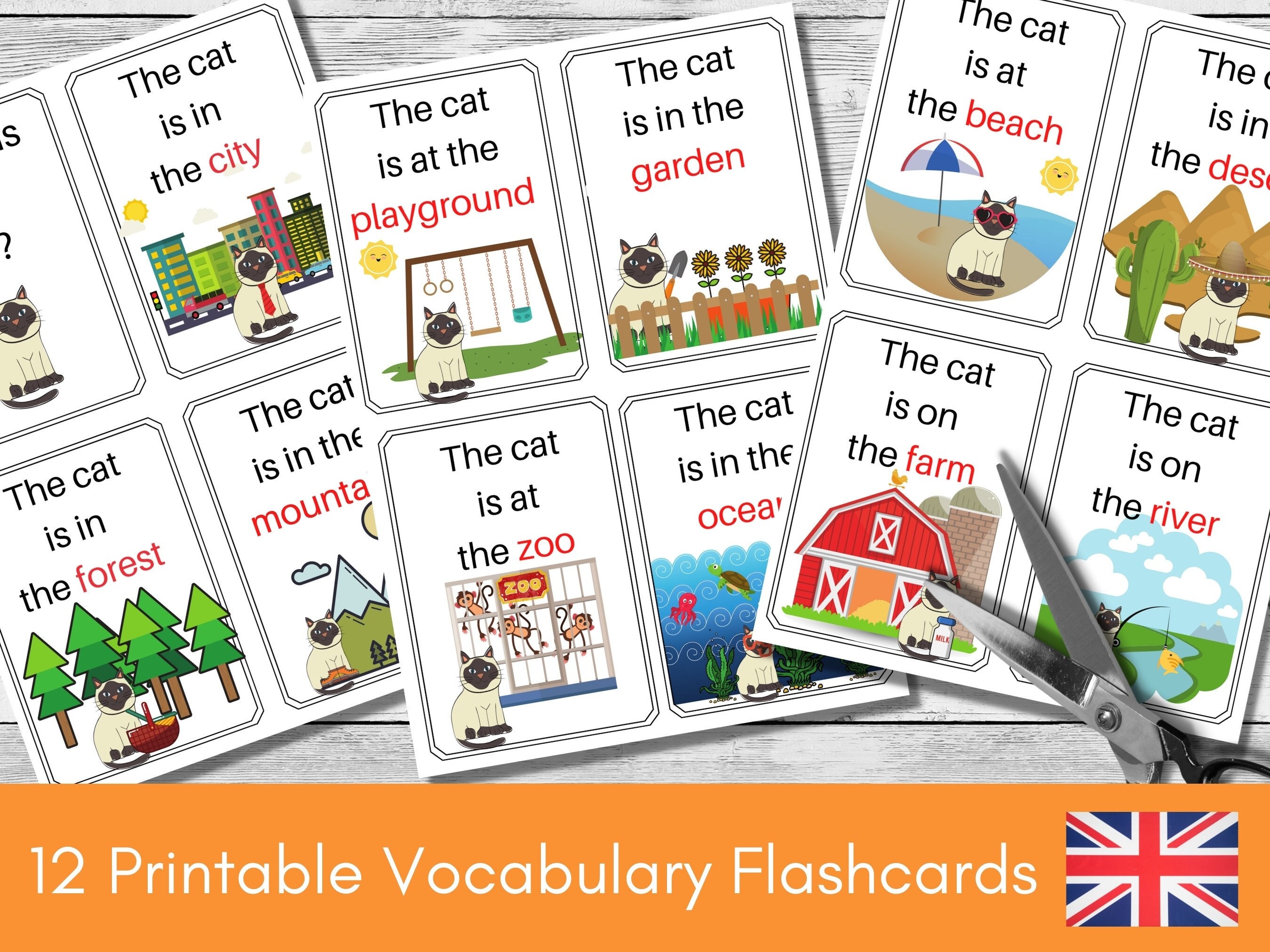 Printable Kids Flashcards, Work From Home, Home Schooling, Educational ...