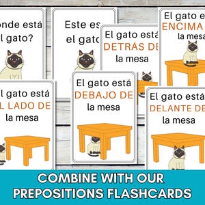 Spanish Prepositions of Place Worksheets – ELE & SSL Printable ...