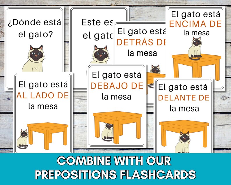 Spanish Prepositions of Place Worksheets – ELE & SSL Printable ...