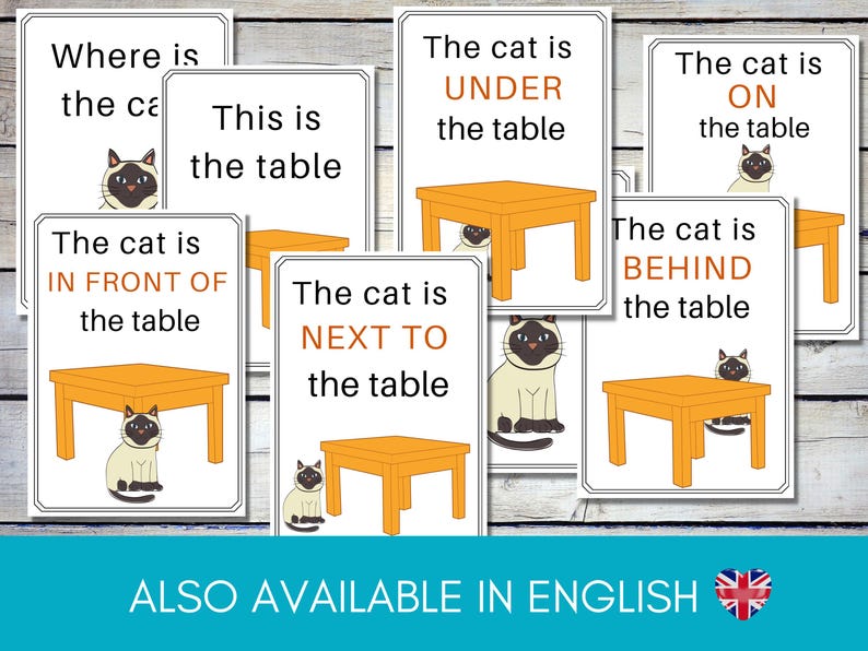 Printable Flashcards for Kids, Spanish Teacher Resources, Work From ...