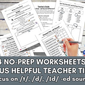 Regular Past Tense Verbs -ed Ending Worksheets | PDF ESL Grammar ...