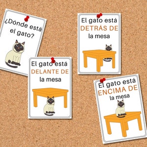 Spanish to English Kids Flashcards, Home Schooling, ESL Teaching Aids ...