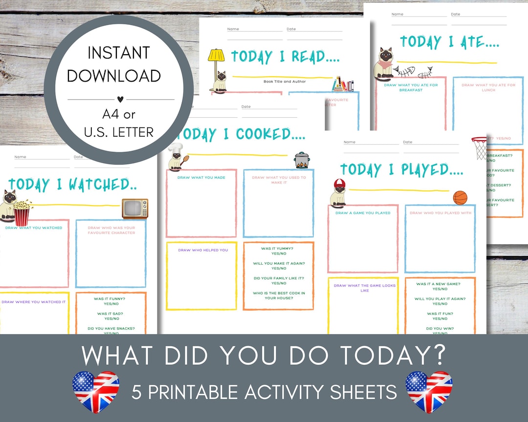 Creative Writing for Kids, Printable Journal Prompts for Children, ESL ...