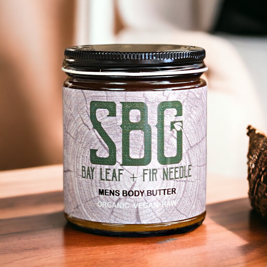 Bay Leaf Fir Needle Men's Body Butter Nourishing Moisturizer for Dry ...