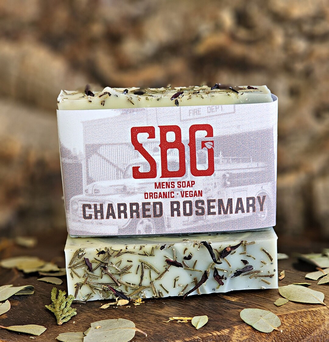 Natural Soap, Charred Rosemary Soap Bar, Palm Free Soap, Fathers Day ...