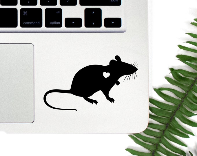 Mice Decals Set of 12 Mouse Silhouette Stickers & 3 Mouse Holes ...