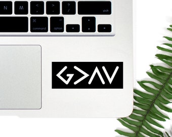 God is Greater Than the Highs and Lows Car Decal - Etsy