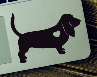 Basset hound decal | Etsy