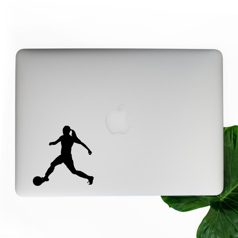 Girl Soccer Football Player Car Laptop Vinyl Decal Sticker - Etsy