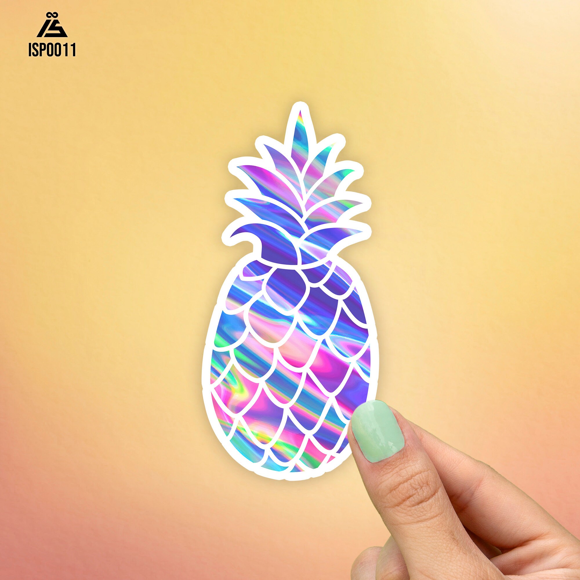 Colorful Pineapple Sticker Best Friend Gift Food Stickers - Etsy