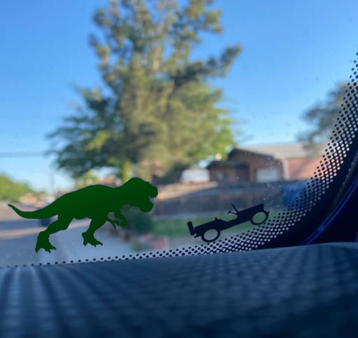 T-rex Sticker Car Window Sticker Tyrannosaurus Rex Sticker | Etsy