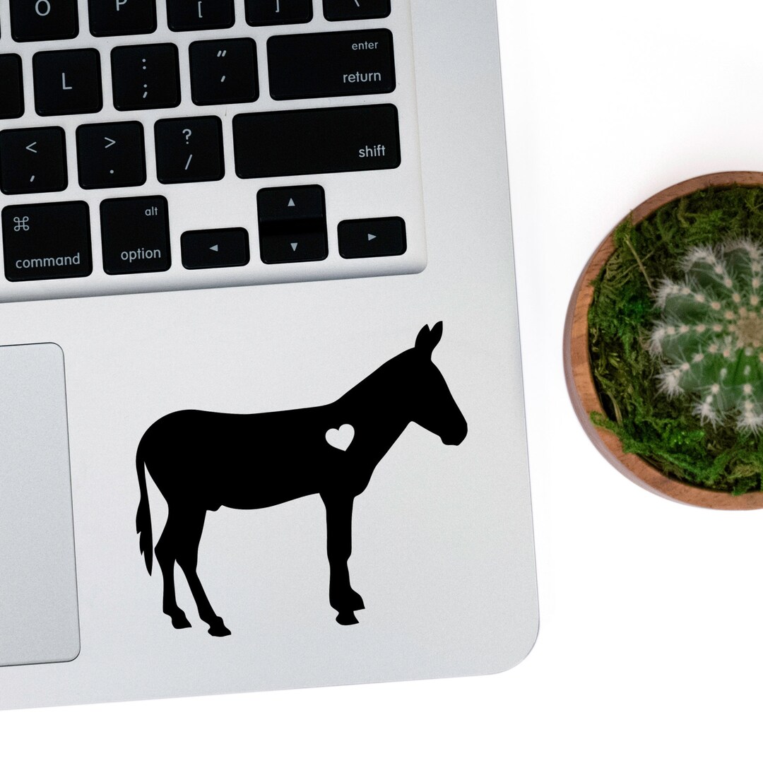 Donkey Decal Car Laptop Vinyl Decal Sticker Donkey Sticker - Etsy